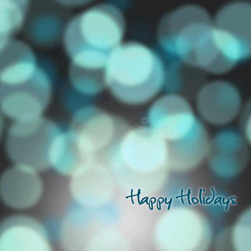 Festive Background of Lights Stock Illustration - Illustration of ...