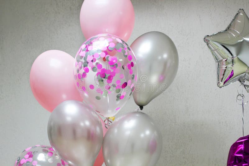 Festive Balloons. Beautiful Balloons Stock Image - Image of green ...