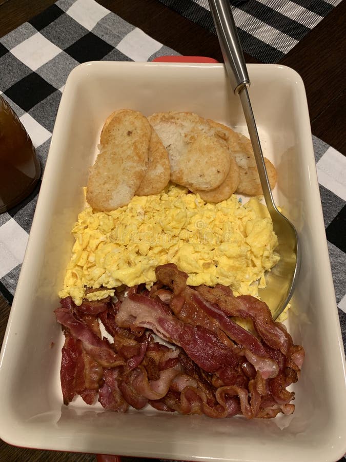 Festive Basic Breakfast Spread Stock Photo - Image of family, festive ...