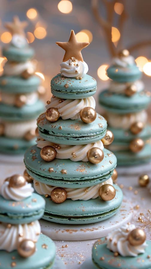 Blue Macaron Cookie with Purple Filing Isolated Stock Image - Image of ...