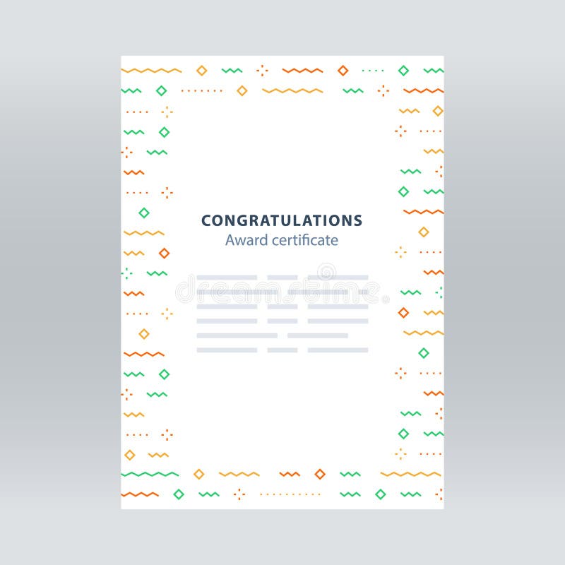 Festive Border, Confetti Background, Vector Pattern, Minimalist ...