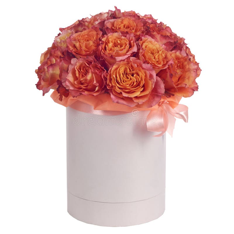 Festive Bouquet of Flowers in a Beautiful Package Stock Photo - Image ...