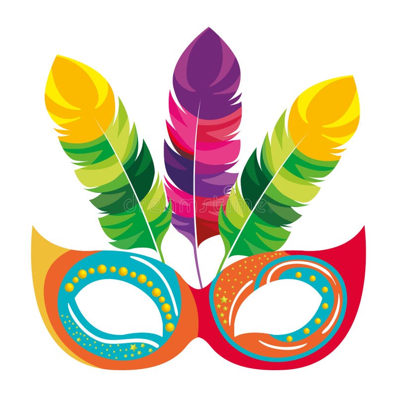 Festive Carnival Mask Icon Design Stock Vector - Illustration of ...