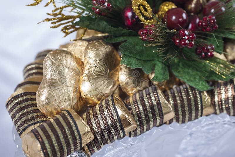 Festive chocolate display stock image. Image of food - 28701257