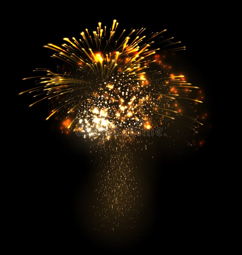 Festive Christmas Grandiose Firework Explode Stock Vector ...