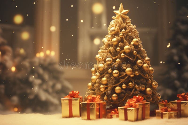 Festive Christmas Scenes Featuring Creative and Stock Illustration ...