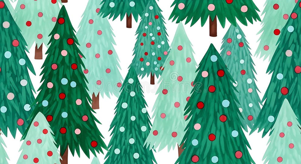 Festive Forest Pattern Stock Illustrations – 26,288 Festive Forest ...