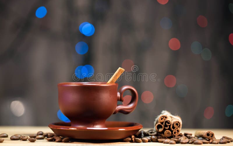 Festive coffee stock image. Image of christmas, product - 81482123