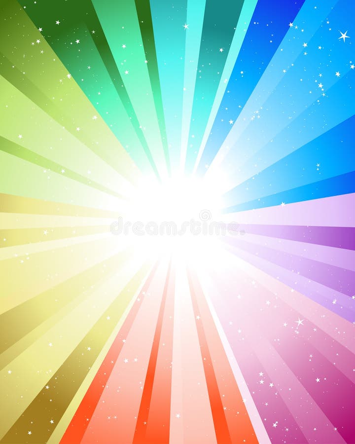 Festive color rays stock vector. Illustration of explosion - 11358806