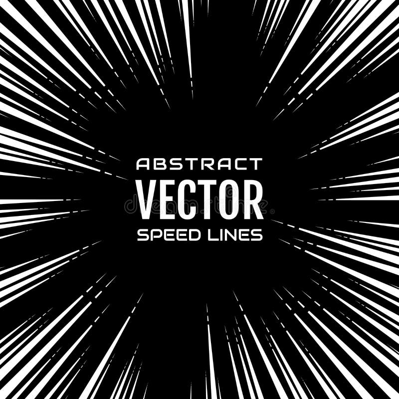 Set Dash Speed Line. Festive Illustration with Effect Power Explosion ...