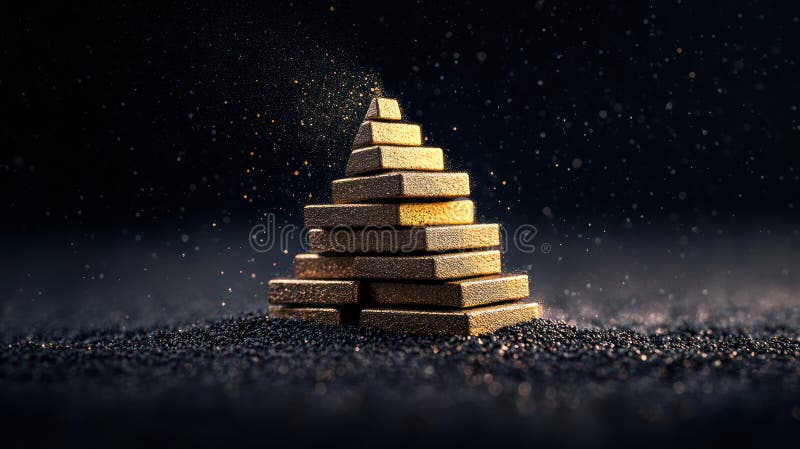 Festive Construction Worker New Year Card: Brick Christmas Tree Design ...