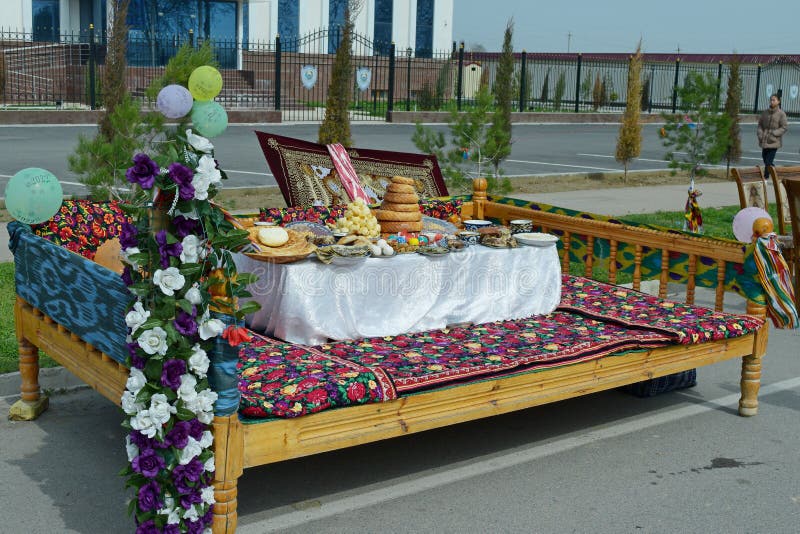 Jizzakh, Uzbekistan, March 2022. Spring Navruz Holiday Editorial Image ...