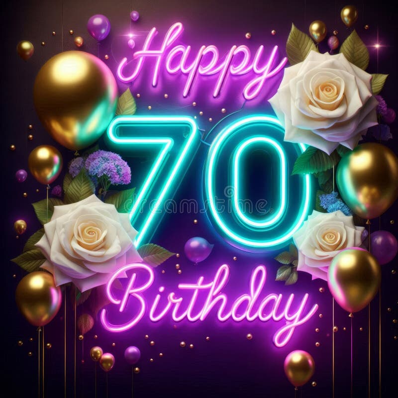 Happy 70 Birthday Stock Illustrations 2 533 Happy 70 Birthday Stock