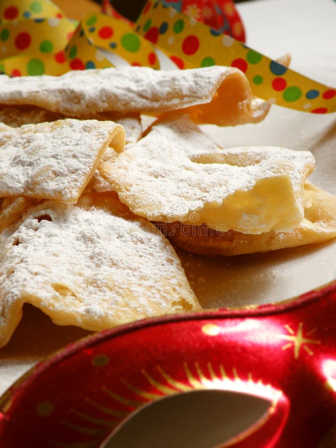 Festive Dessert and Confetti Stock Photo - Image of powder, fried: 18332810