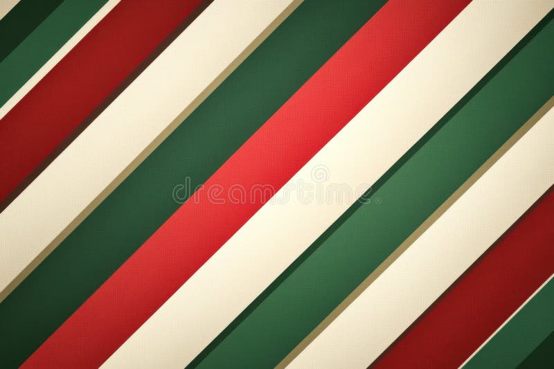 Festive Diagonal Striped Pattern Traditional Christmas Colors Stock ...
