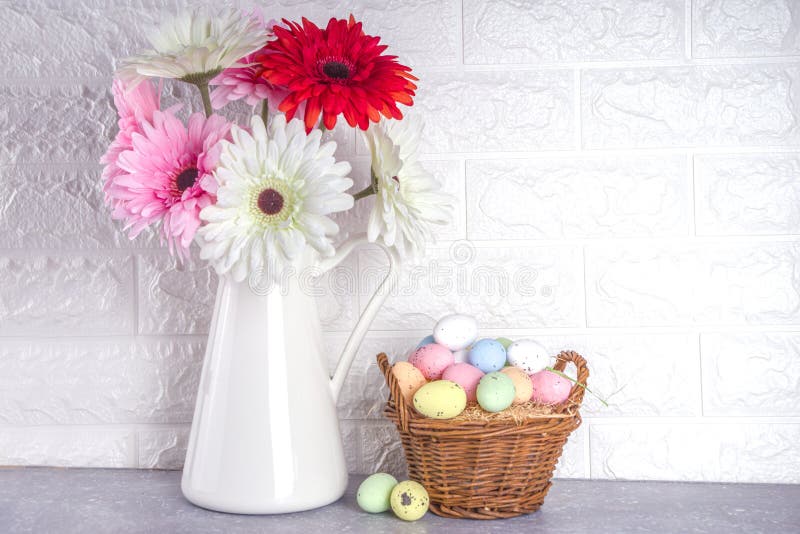 Festive Easter background stock photo. Image of colourful - 205030914