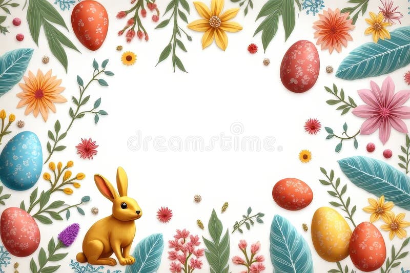 Festive Easter Motifs Designs Stock Illustration - Illustration of ...