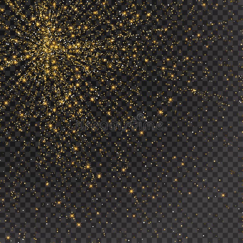 Festive Explosion of Confetti. Gold Glitter Background for the Card ...