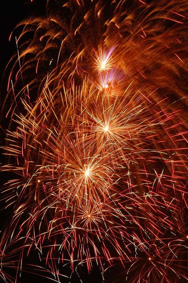 4th of July Fireworks Display Stock Photo - Image of spectacle ...