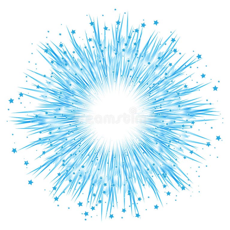 Blue Stars Explosion Stock Illustrations – 29,695 Blue Stars Explosion ...