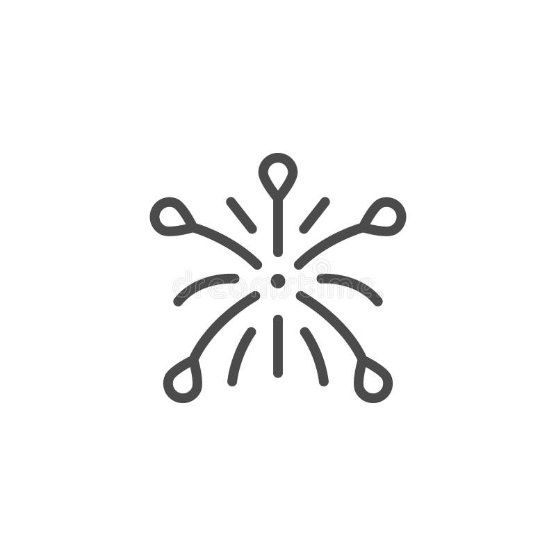 Outline Fireworks Stock Illustrations – 3,692 Outline Fireworks Stock ...