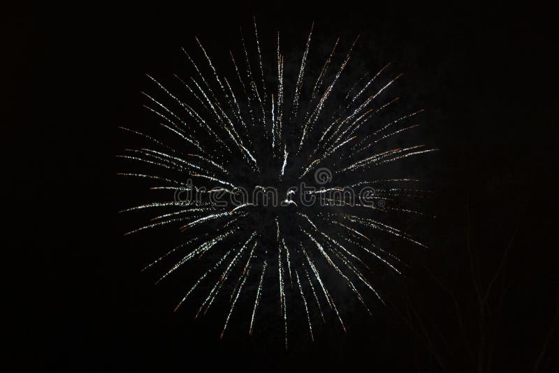 Festive Fireworks.Fireworks in the Night Sky Stock Image - Image of ...