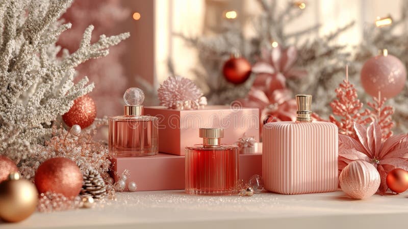 Festive Fragrances stock illustration. Illustration of style - 335803221
