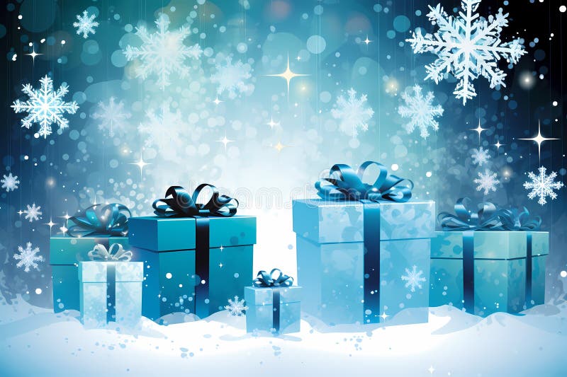 Christmas Gifts and Presents Abstract Graphics Background Stock ...