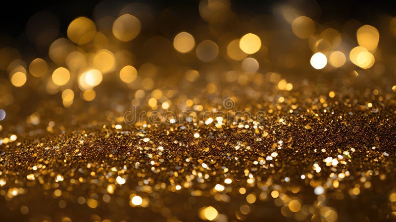 Festive Gold Sparkle Texture Stock Illustration - Illustration of ...