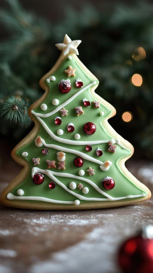 Detailed Christmas Tree Cookie Stock Illustrations – 290 Detailed ...