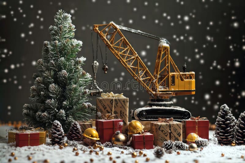 Festive Greeting Card Designed for the Construction Industry ...