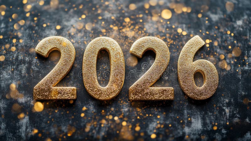 Festive Greetings and Golden Fireworks for the 2026 New Year ...