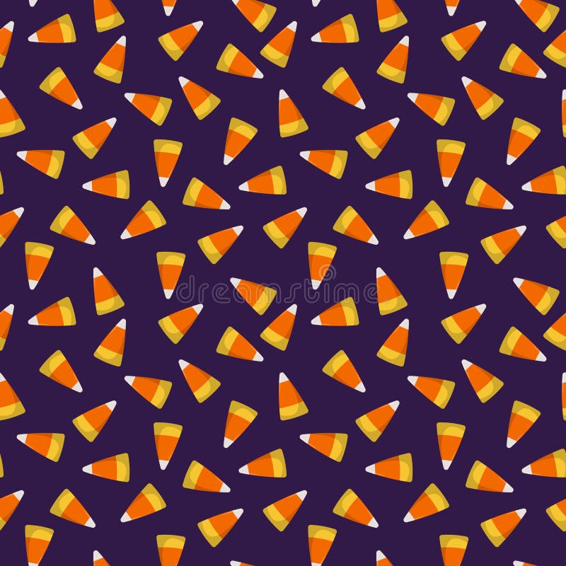 Candy Corn Seamless Pattern Stock Vector - Illustration of fall, party ...
