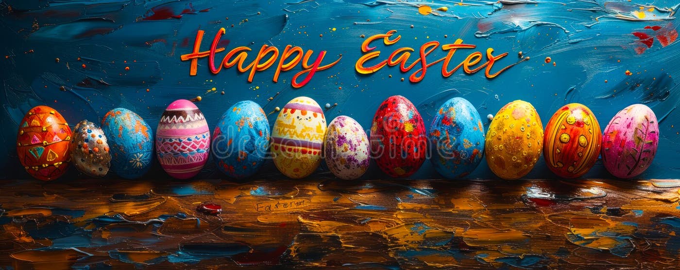 Cursive Easter Happy Stock Illustrations – 498 Cursive Easter Happy ...