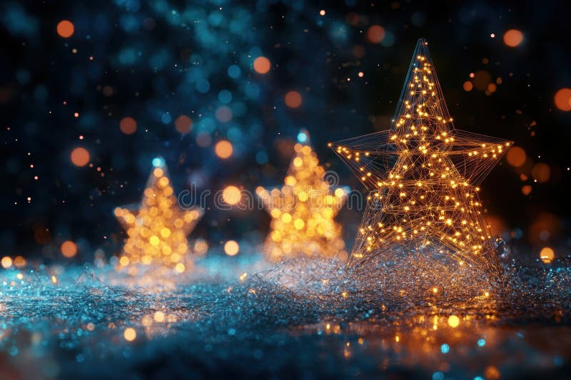 Festive Holiday Decor, Transparent Platform Featuring Intricate ...