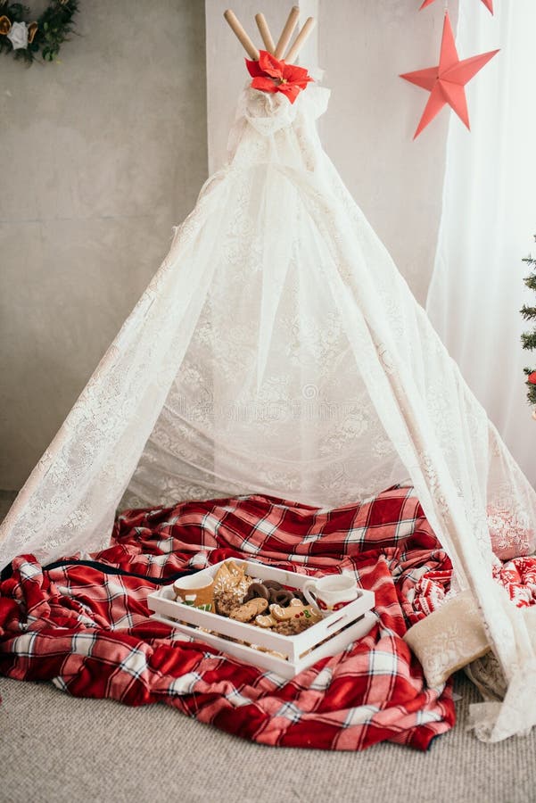 Festive Holiday Scene Featuring Christmas Cookies in a Christmas ...
