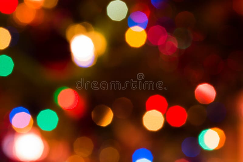 Christmas Background. Festive Lights Stock Image - Image of celebrate ...