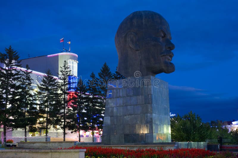 Lenin stock image. Image of lenin, shadow, comunism, stone - 303709