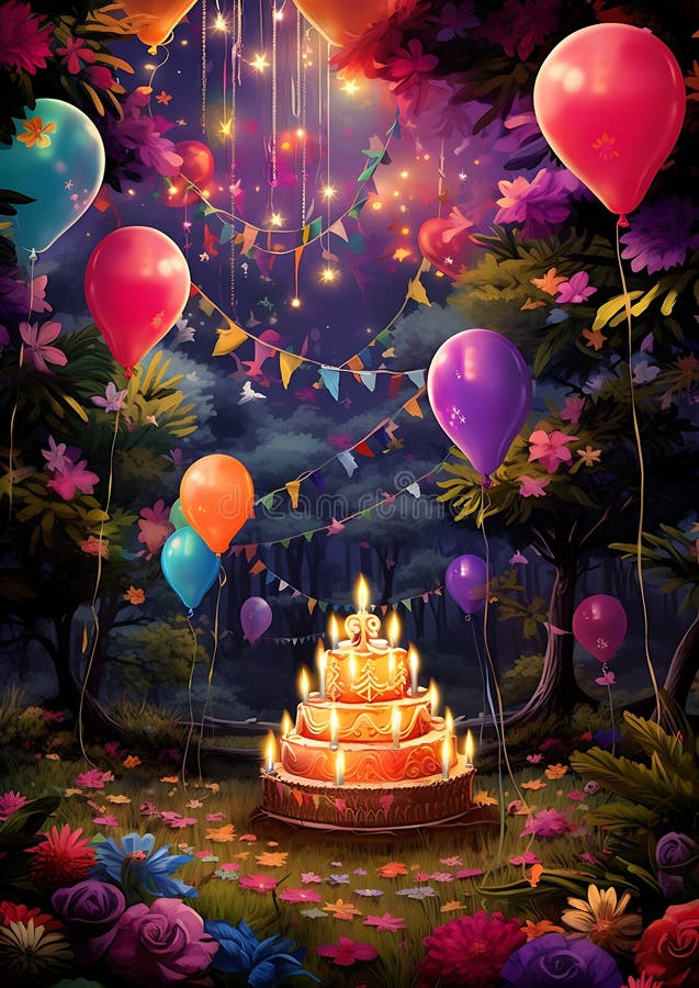 Festive party graphics stock illustration. Illustration of painting ...