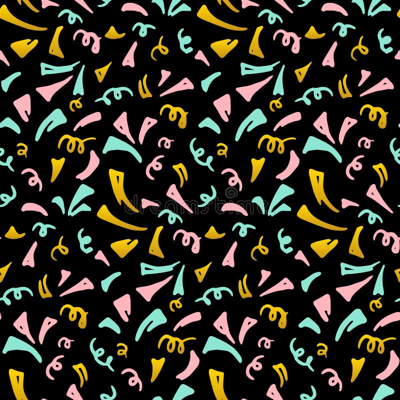 Festive Party Seamless Pattern Stock Vector - Illustration of ...