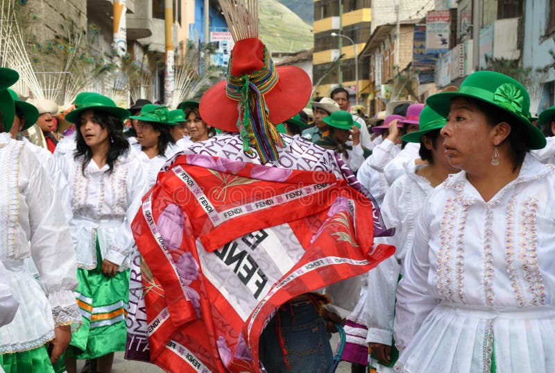 Festive Peruvian dancers editorial stock image. Image of epiphany ...