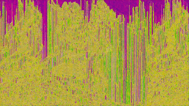 Festive Polychrome Overlay. Corrupted Data Effect, Computer Generated ...