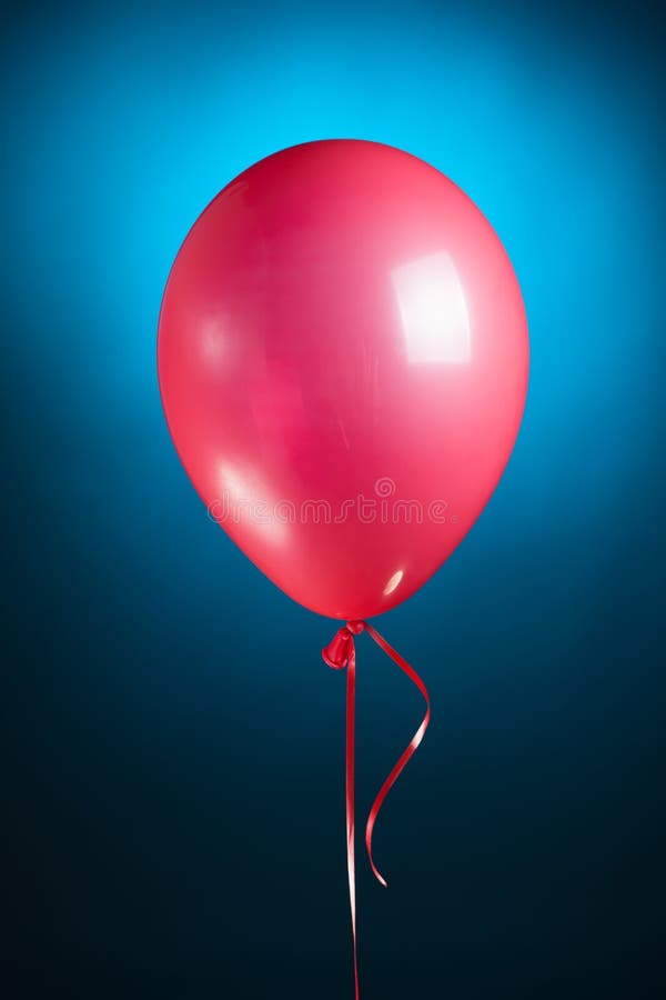 Festive red balloon stock photo. Image of happy, round - 24477336