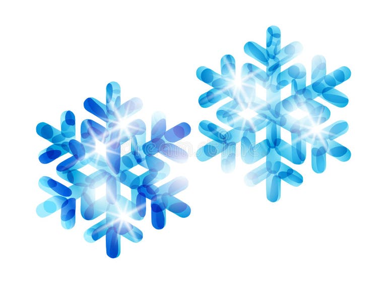 Festive snowflake set stock vector. Illustration of frozen - 22288019