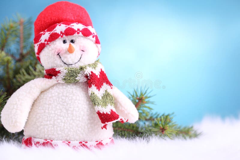 Festive snowman stock photo. Image of decorative, season - 15897830