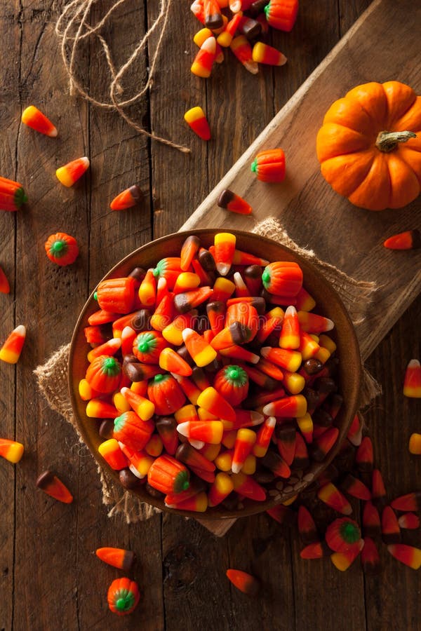 Festive Sugary Halloween Candy Stock Photo - Image of sugar, kernel ...