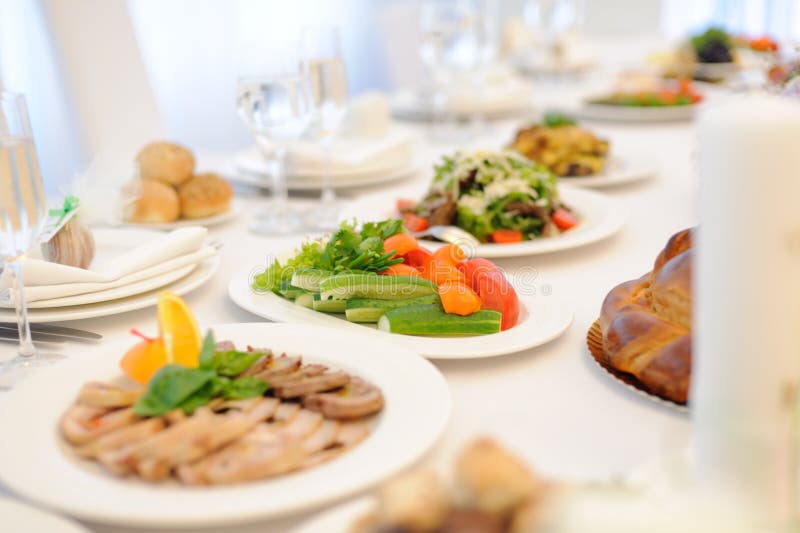 Celebratory table stock photo. Image of dinner, celebratory - 3758252