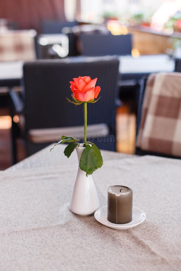 Festive Table Setting with Red Roses for Valentine`s Day at the ... Festive Table Setting with Red Roses for Valentine`s Day at the ...
