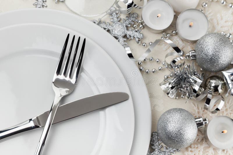 Festive Table Setting stock photo. Image of tableware - 110081424