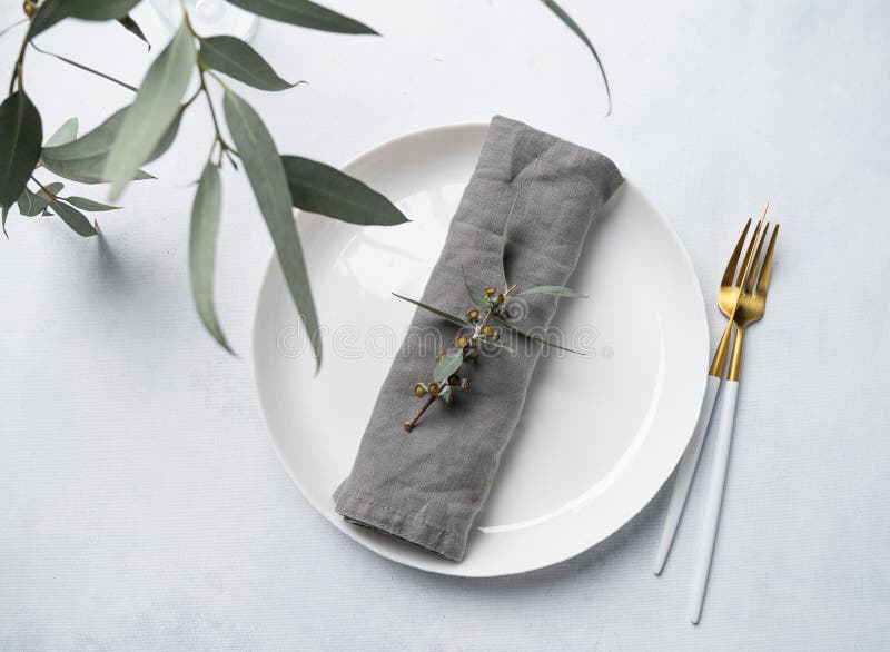 Festive Table Setting for a Spring Celebration, Wedding, Birthday or ...